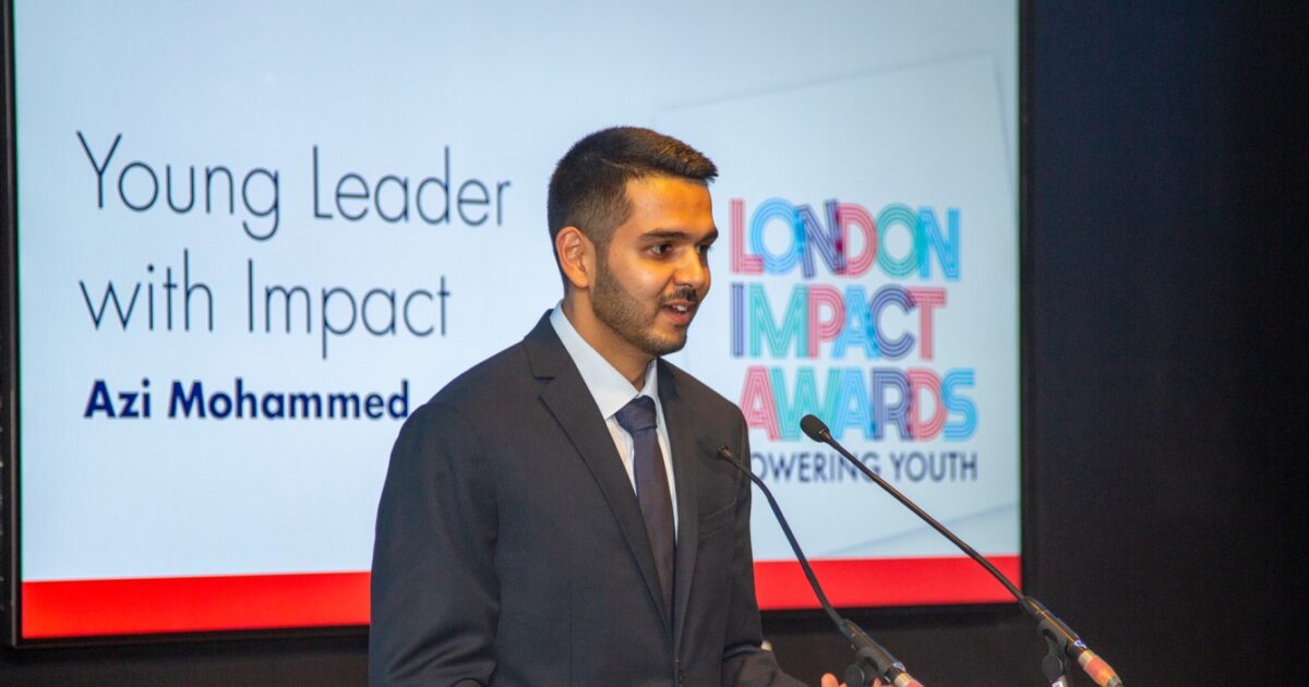 The London Community Foundation | Azi Mohammed, Young Leader with…