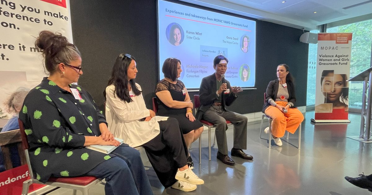 London Community Foundation | Funding struggle is real for VAWG…